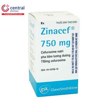 Thuốc Zinacef 750mg - Thuốc kháng sinh tác dụng điều trị nhiễm khuẩn