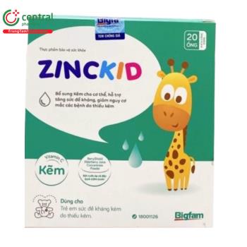 Thuốc ZINC KID Bigfam hỗ trợ ăn ngon, bổ sung kẽm cho cơ thể