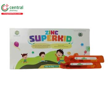 Thuốc ZinC SuperKid hỗ trợ sức khỏe tiêu hóa, cải thiện hấp thu