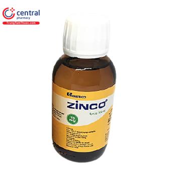 Thuốc Zinco Syrup 100ml - Thuốc bổ sung kẽm cho cơ thể