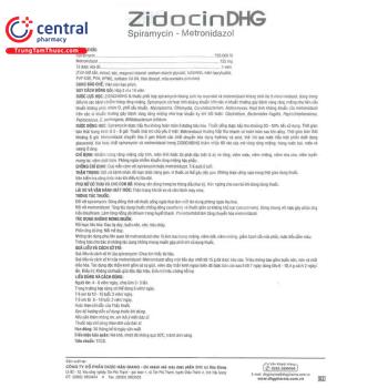 [CHÍNH HÃNG] Thuốc ZidocinDHG - Điều trị nhiễm trùng răng miệng