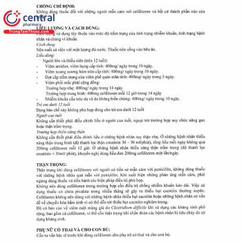 [CHÍNH HÃNG] Thuốc Zinecox 400 điều trị nhiễm khuẩn: tác dụng, lưu ý