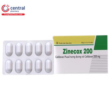Thuốc Zinecox 200 điều trị nhiễm khuẩn: công dụng, giá bán
