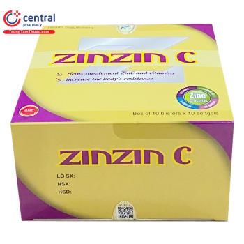 Thuốc ZinZin C bổ sung kẽm và các loại vitamin giúp tăng đề kháng