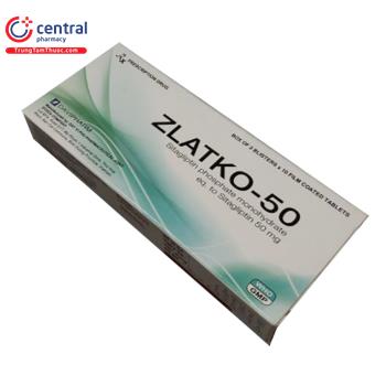 [CHÍNH HÃNG] Thuốc Zlatko-50 chứa Sitagliptin trị tiểu đường type 2