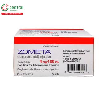 Thuốc Zometa 4mg/100ml ngăn ngừa các biến cố liên quan tới xương