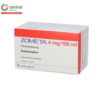 Thuốc Zometa 4mg/100ml ngăn ngừa các biến cố liên quan tới xương