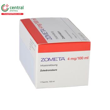 Thuốc Zometa 4mg/100ml ngăn ngừa các biến cố liên quan tới xương