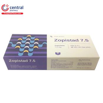 [CHÍNH HÃNG] Thuốc Zopistad 7.5mg - Không lo mất ngủ, khó ngủ