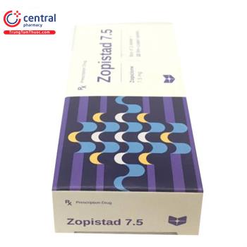 [CHÍNH HÃNG] Thuốc Zopistad 7.5mg - Không lo mất ngủ, khó ngủ