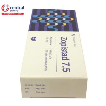 [CHÍNH HÃNG] Thuốc Zopistad 7.5mg - Không lo mất ngủ, khó ngủ