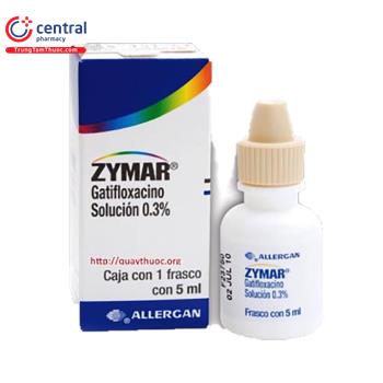 [CHÍNH HÃNG] Thuốc Zymar 5ml - thuốc điều trị nhiễm khuẩn mắt