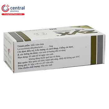 Thuốc chống dị ứng Zyx 5mg: Cách dùng, liều dùng, chống chỉ định