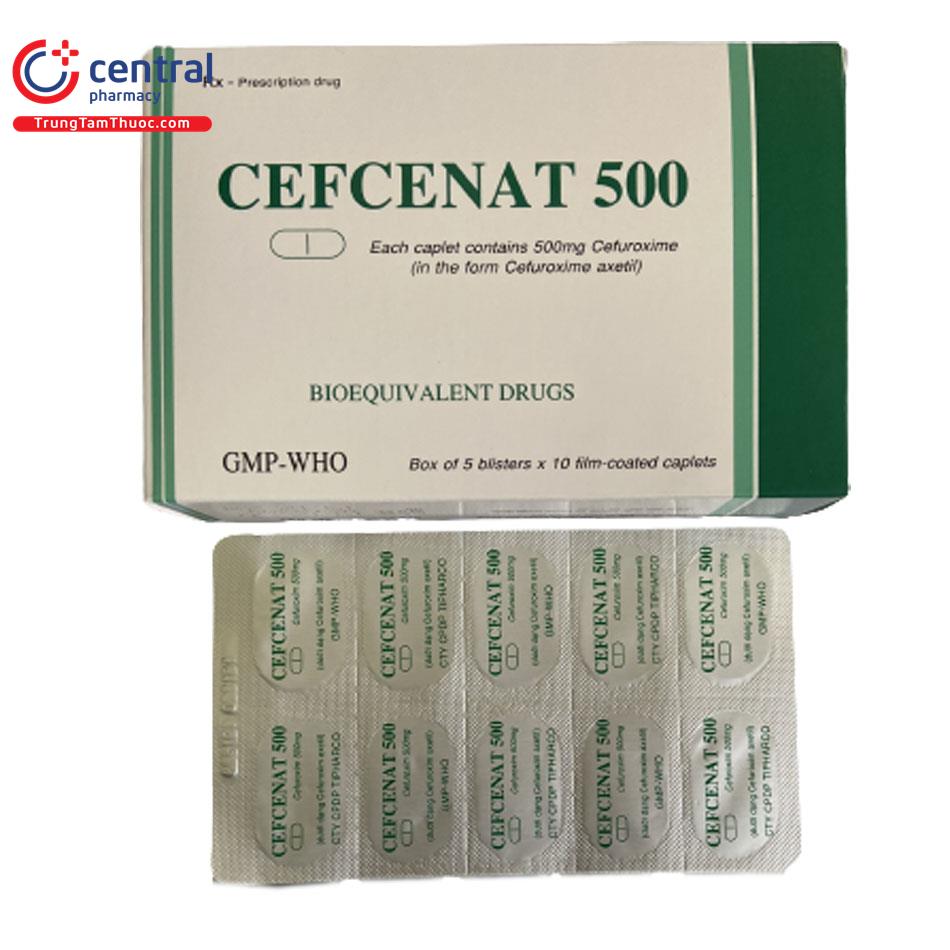 [CHÍNH HÃNG] Thuốc Cefcenat 500 - điều trị nhiễm khuẩn