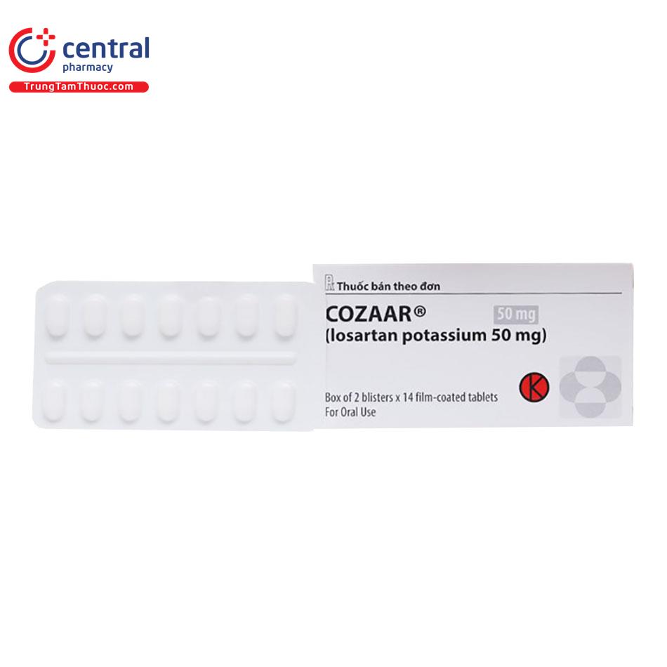 Thuốc Cozaar 50mg (Losartan 50mg) - Thuốc điều trị tăng huyết áp