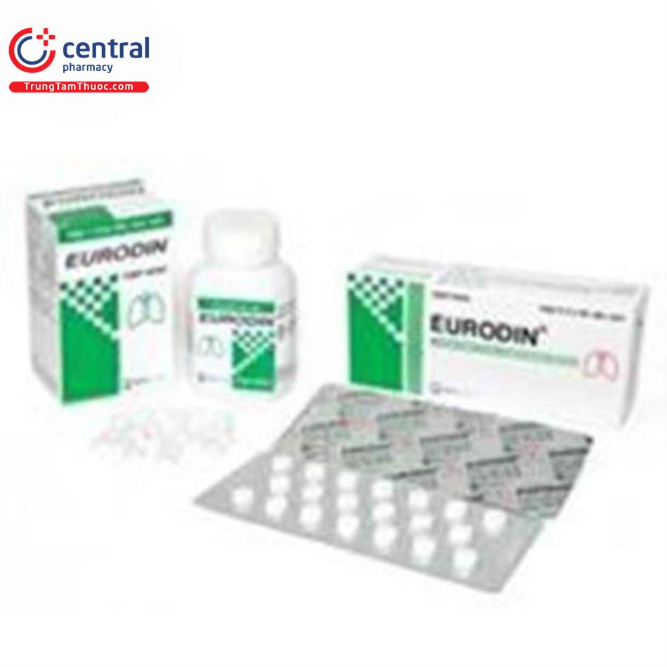 Thuốc Eurodin điều trị ho và long đờm: cách dùng và giá bán