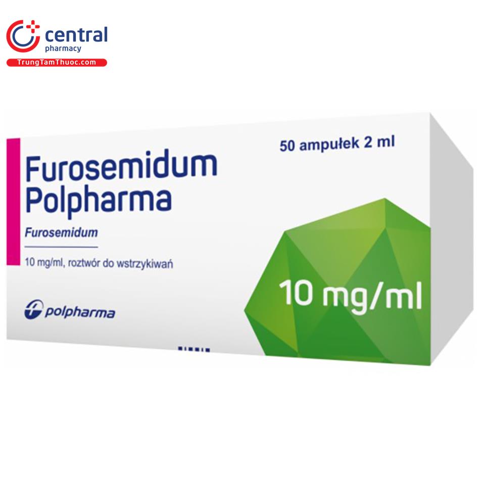 Thuốc Furosemidum Polpharma 10mg/ml điều trị tình trạng phù