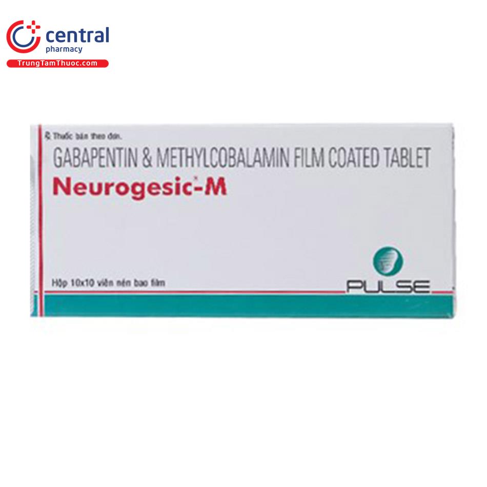 Thuốc Neurogesic-M điều trị động kinh, đau dây thần kinh