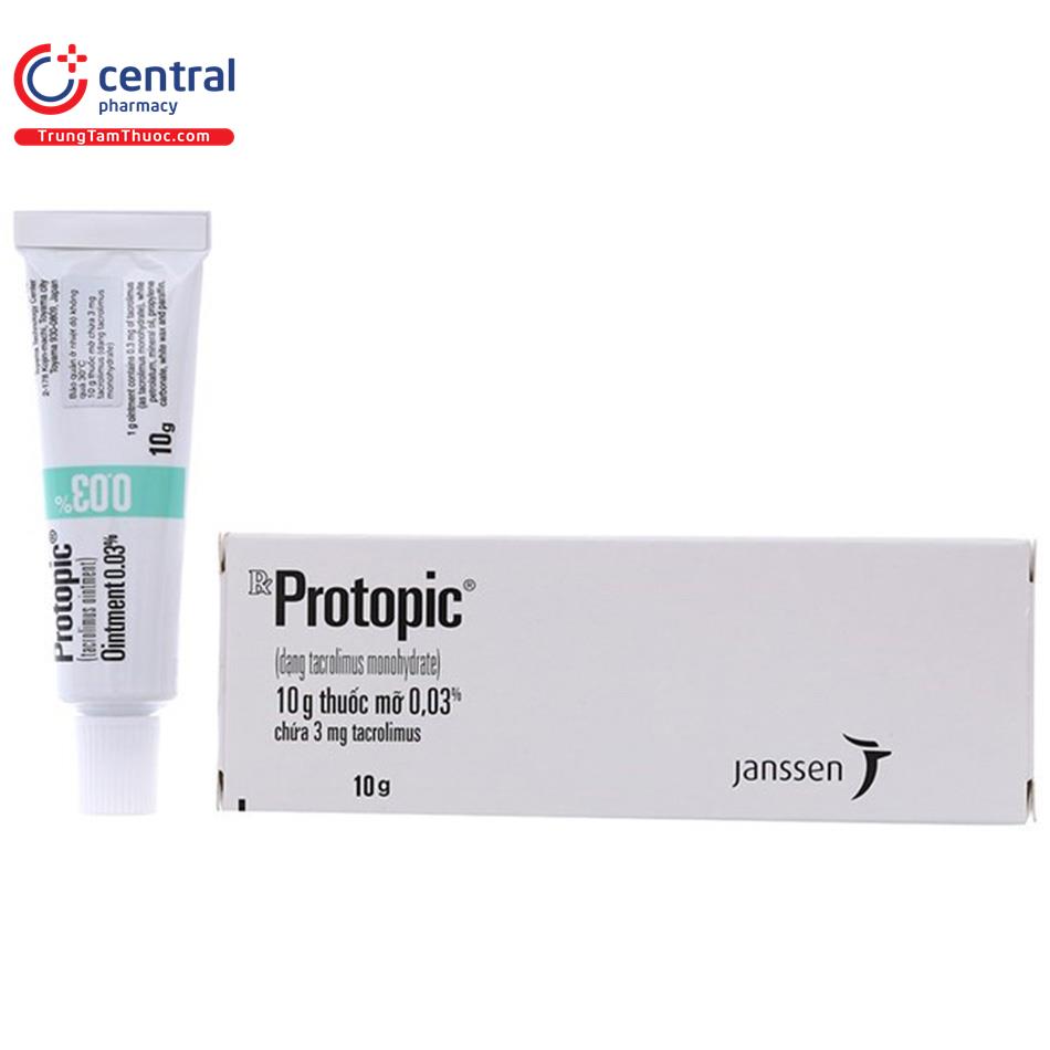 Thuốc mỡ Protopic 0,03% Janssen 10g trị chàm da thể tạng