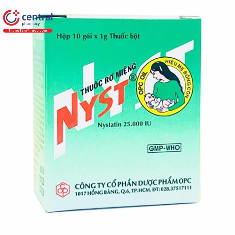 Thuốc Rơ Miệng Nyst: tác dụng, cách dùng, giá bán