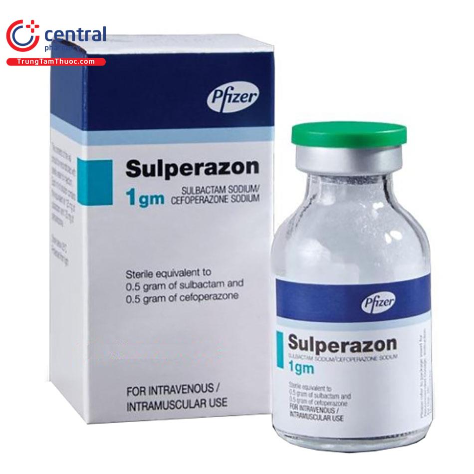 [CHÍNH HÃNG] Thuốc Sulperazone 1gm: điều trị nhiễm khuẩn hiệu quả