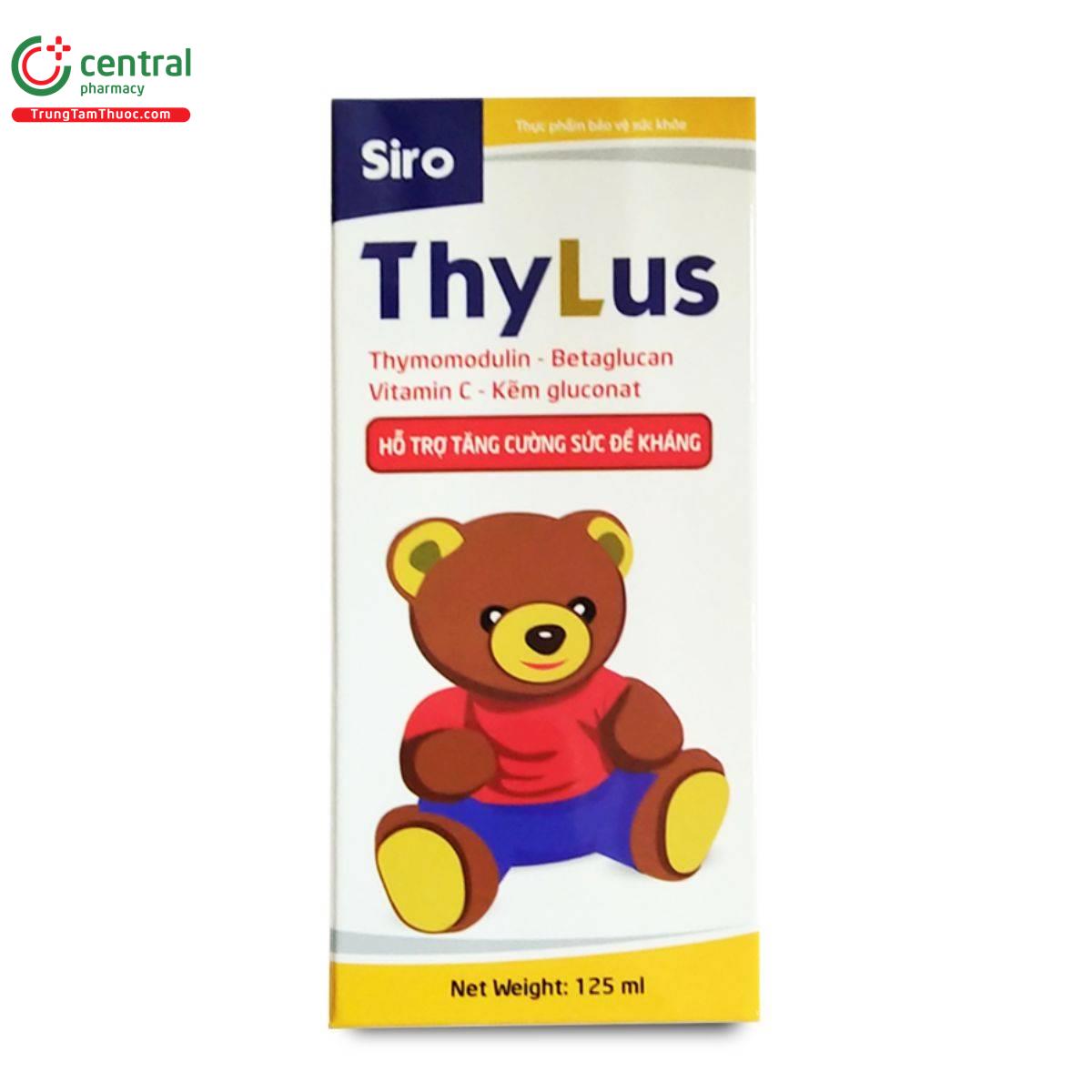 Siro Thylus - Giúp nâng cao sức đề kháng của đyường hô hấp ở trẻ em
