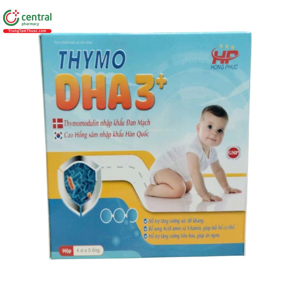 Thuốc Thymo DHA 3+ giúp bồi bổ cơ thể, tăng cường tiêu hoá, ăn ngon