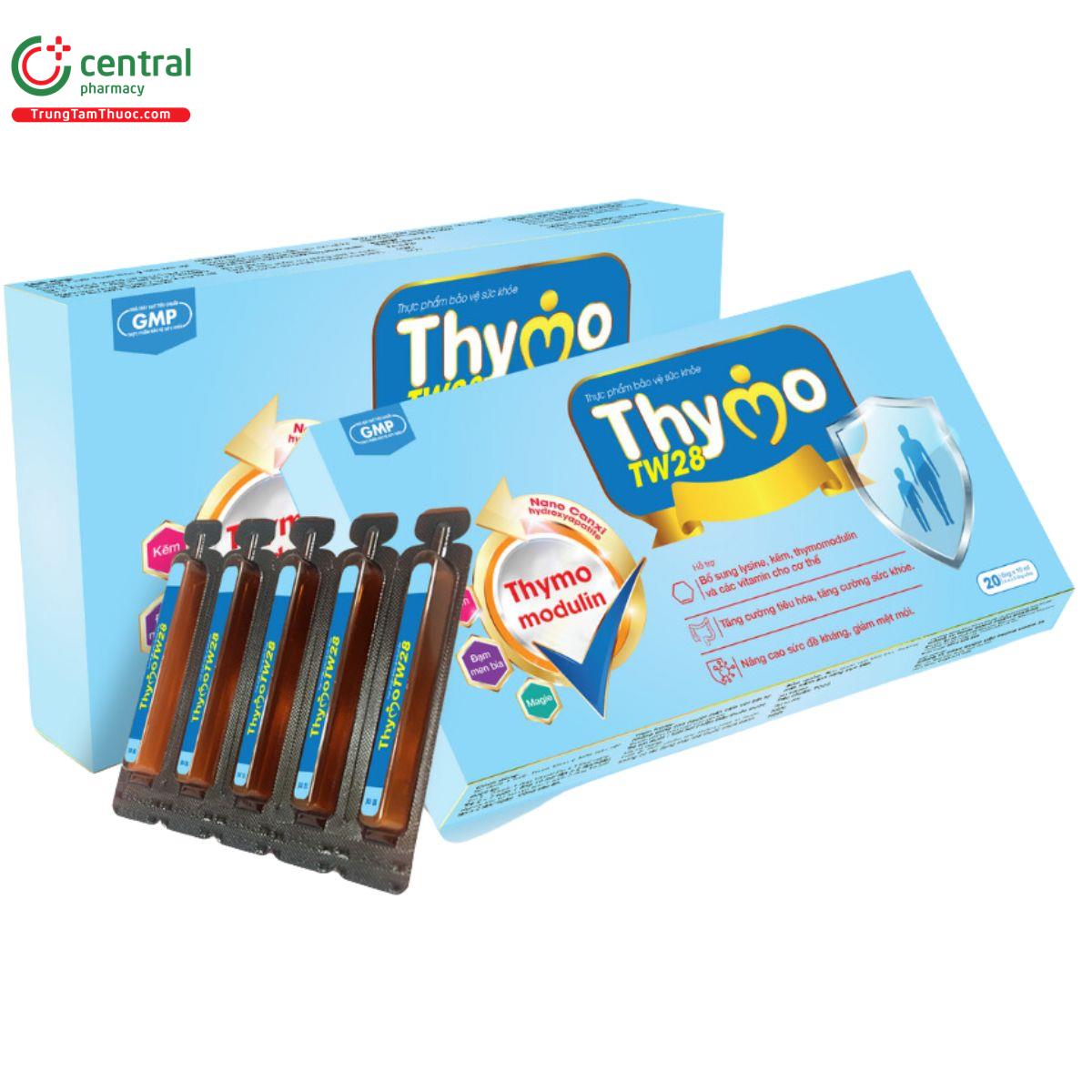 Thuốc Thymo TW28 (Ống)- Giúp tăng cường sức đề kháng, giảm mệt mỏi