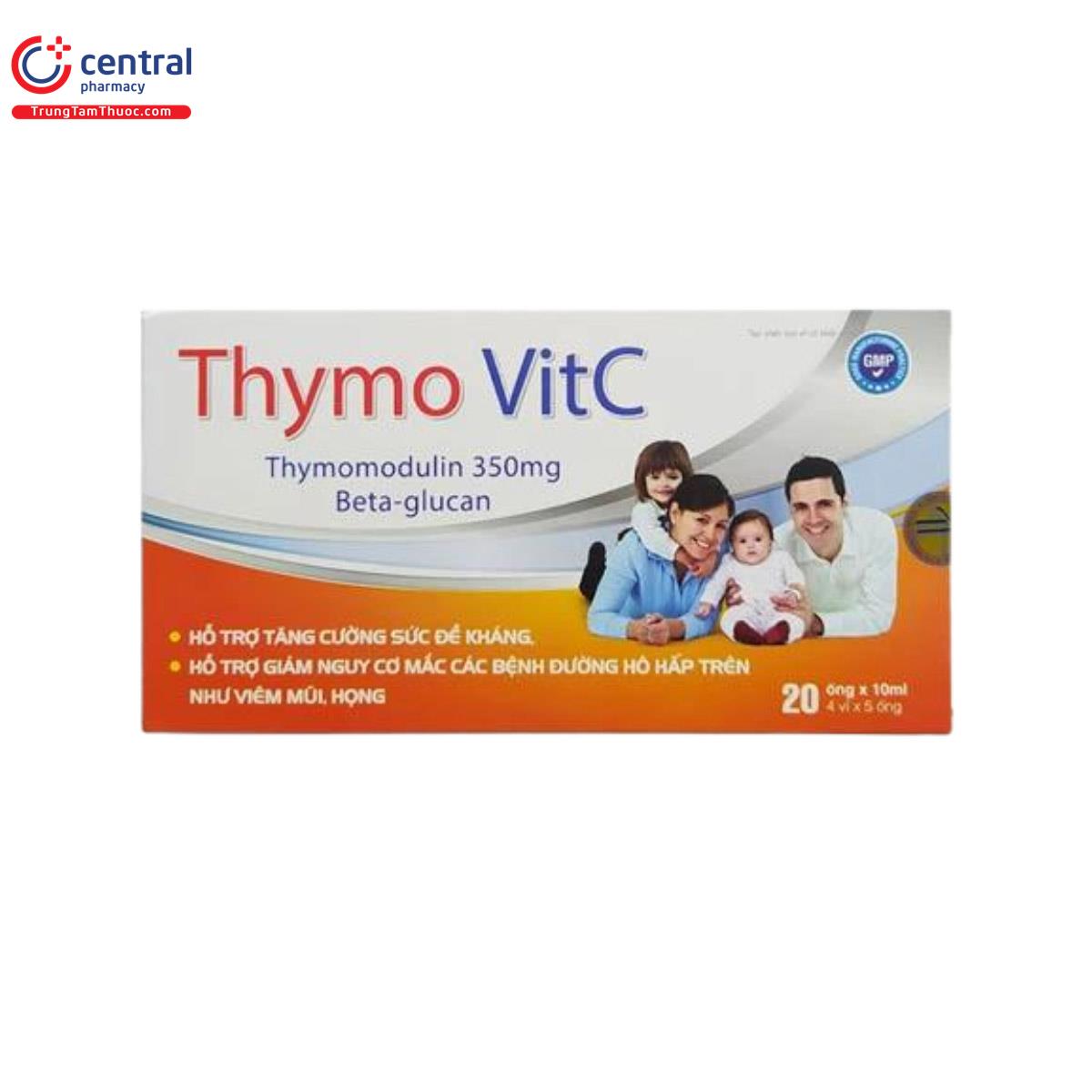 Thuốc Thymo VitC (Hộp 20 ống) - Hỗ trợ tăng cường sức đề kháng