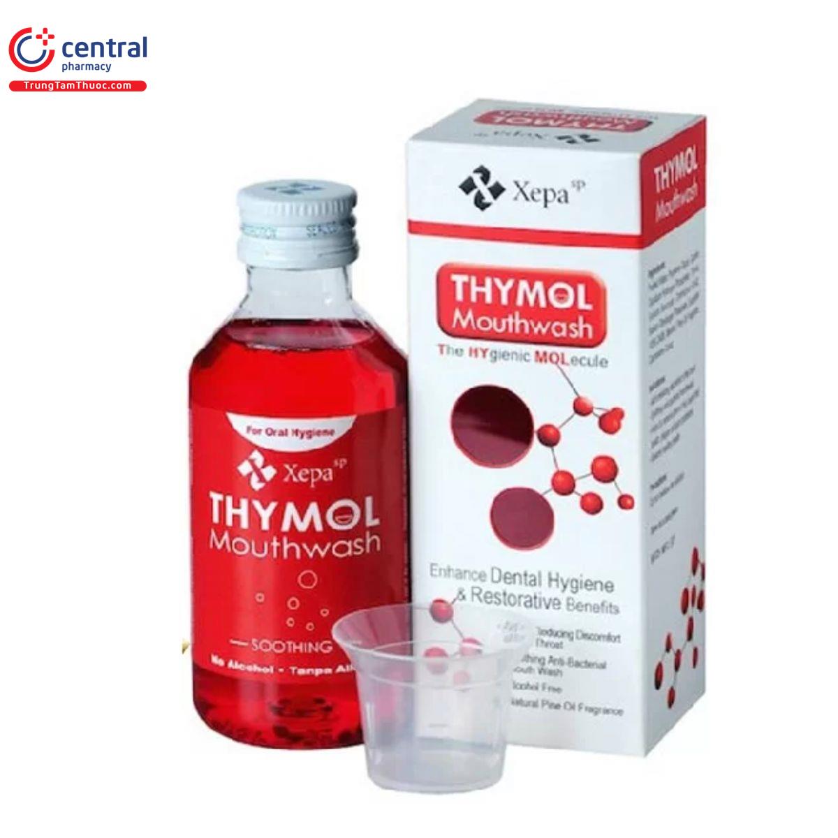 Thuốc Thymol súc miệng kháng khuẩn tốt cho sức khỏe răng miệng