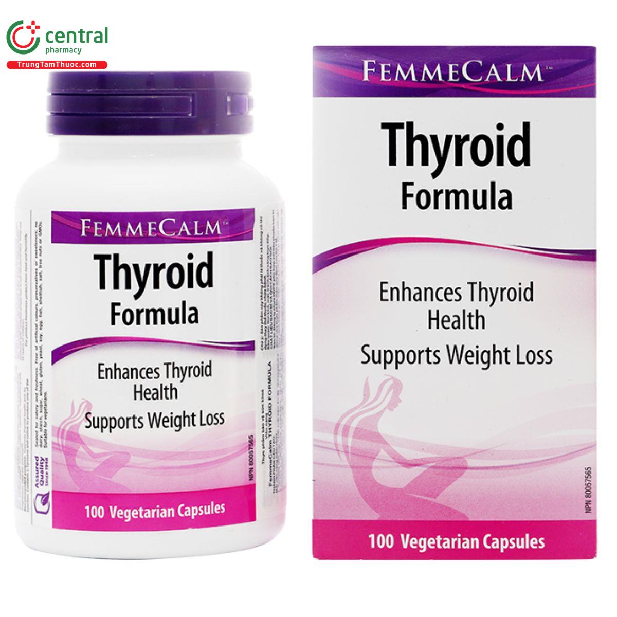Thuốc Thyroid Formula FemmeCalm - Giúp duy trì sức khỏe tuyến giáp