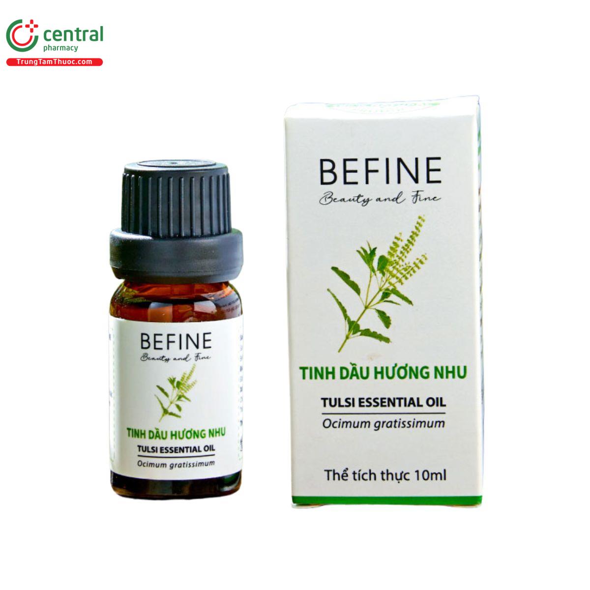 Tinh dầu Hương Nhu Befine - Giải pháp chăm sóc tóc, khử mùi giải cảm