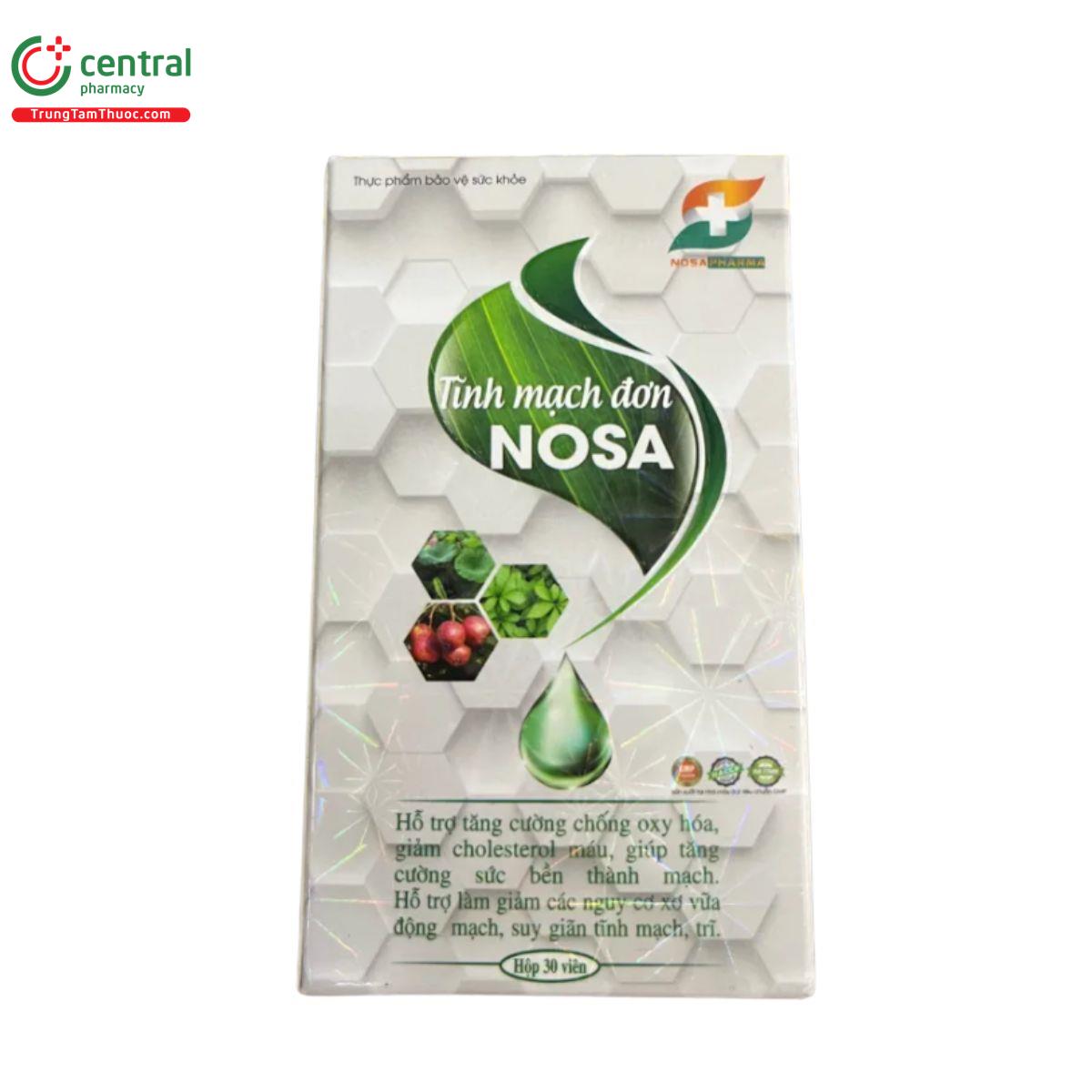 Tĩnh Mạch Đơn Nosa - Tăng cường chống oxy hóa, giảm suy giãn tĩnh mạch