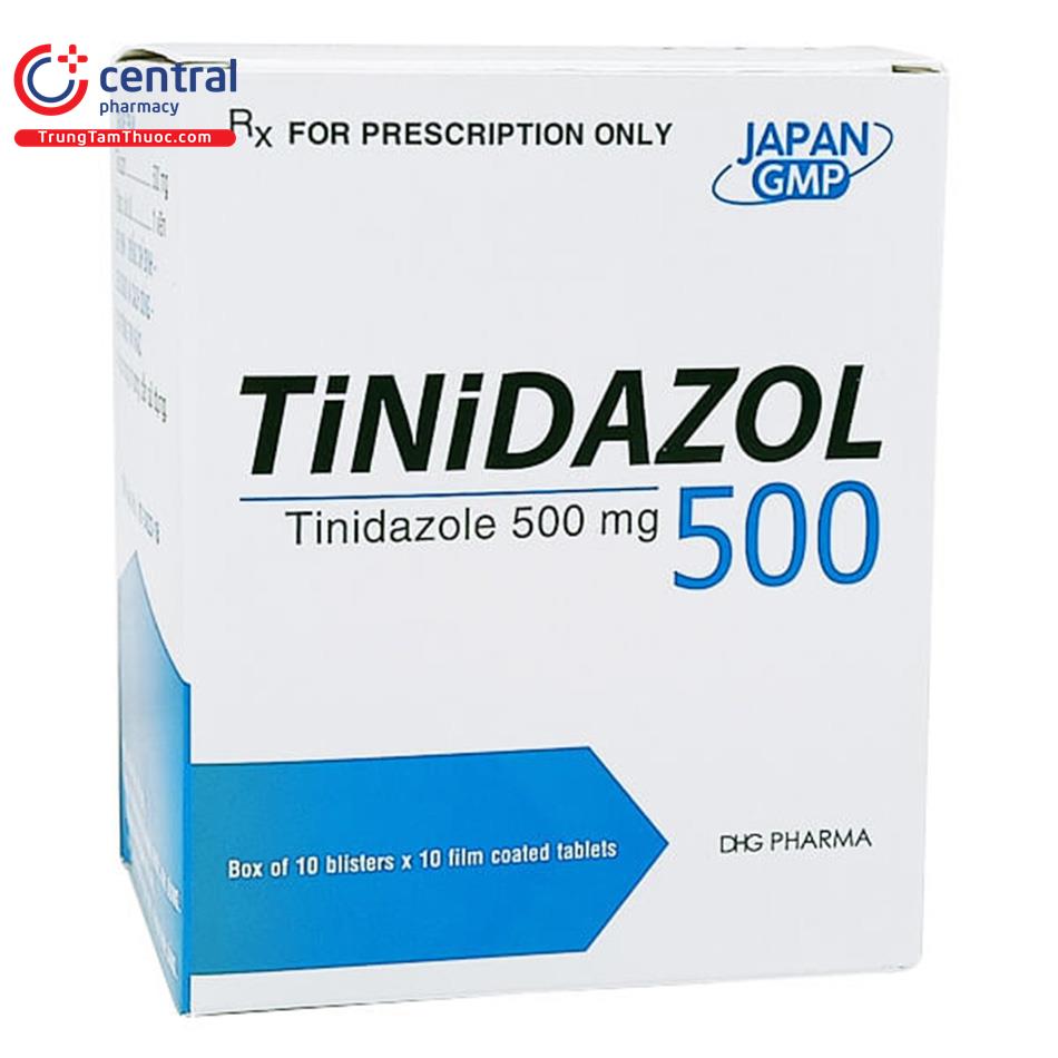[CHÍNH HÃNG] Thuốc Tinidazol 500 DHG - Thuốc kháng khuẩn hiệu quả