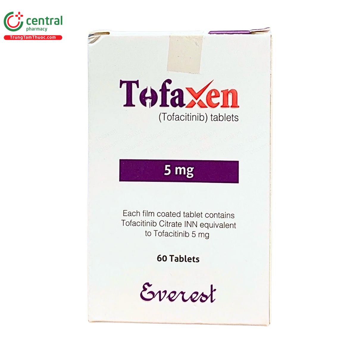 Thuốc Tofaxen 5mg chứa Tofacitinib, điều trị viêm khớp dạng thấp