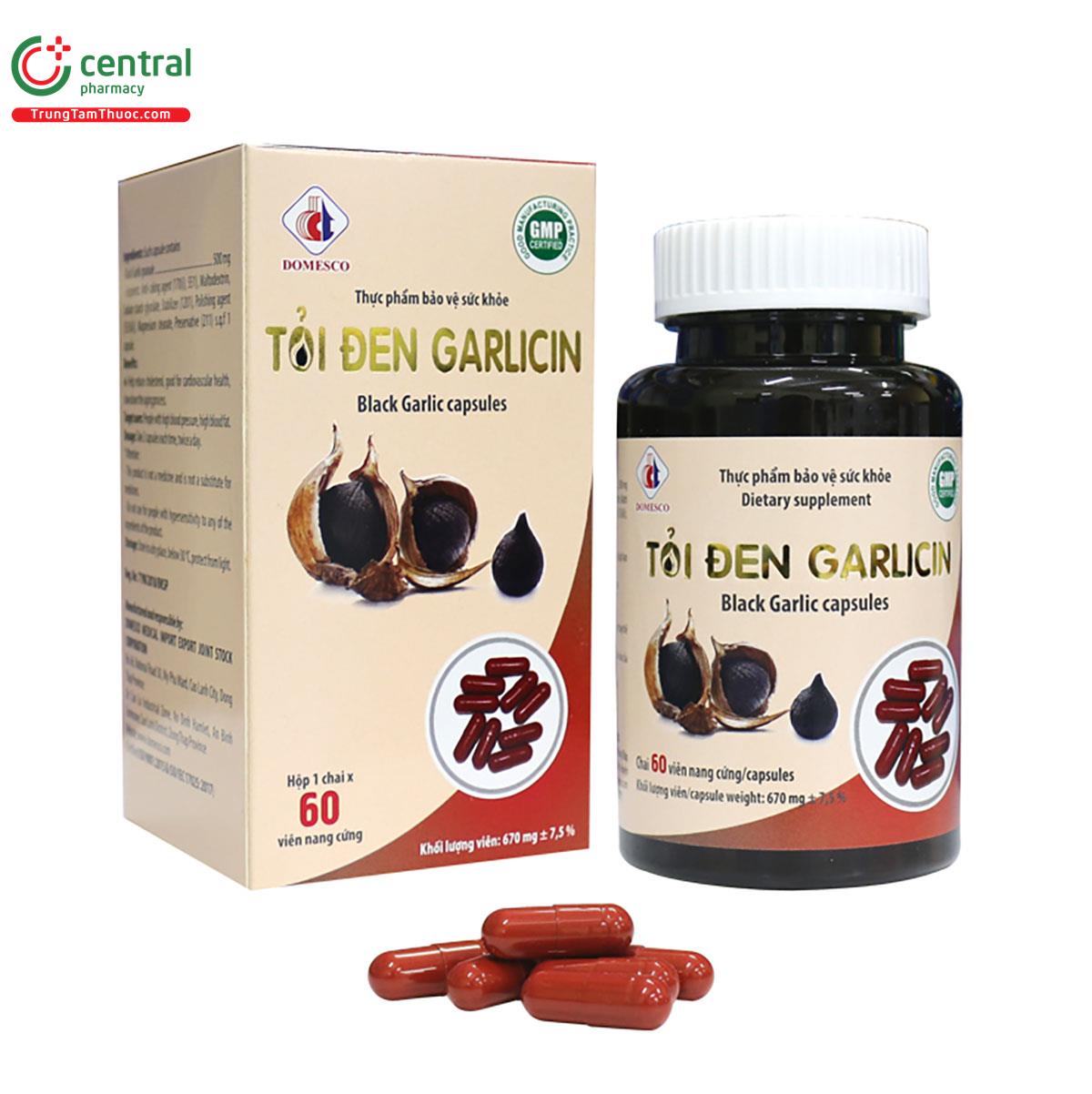 Thuốc Tỏi đen Garlicin giúp giảm cholesterol, bảo vệ tim mạch