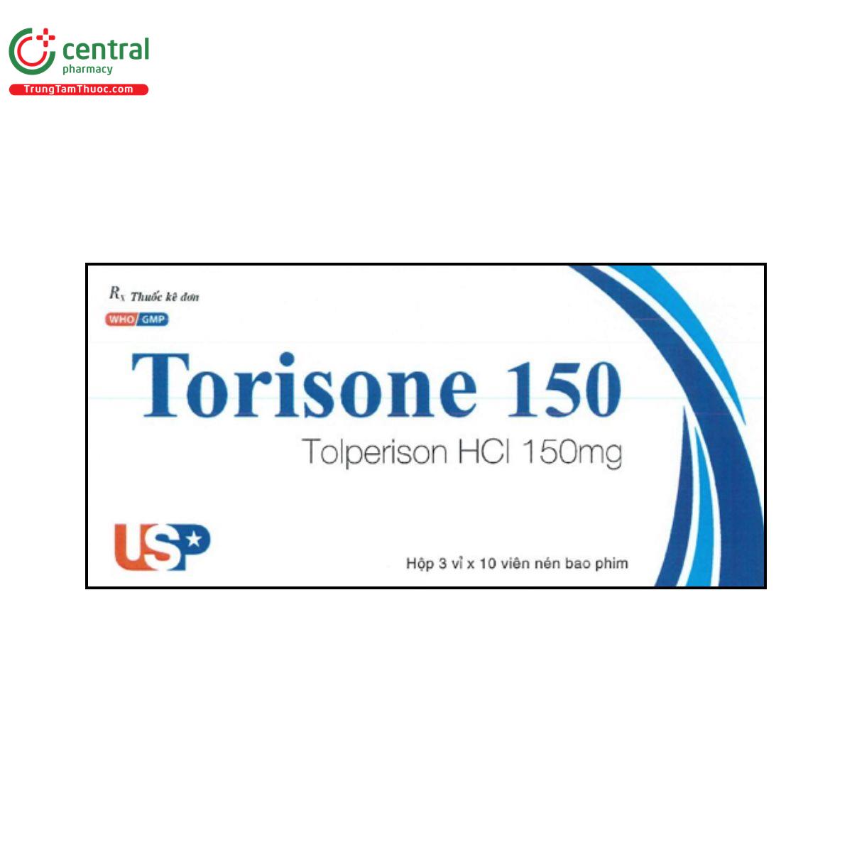 Thuốc Torisone 150mg điều trị giảm co cứng cơ sau đột quỵ