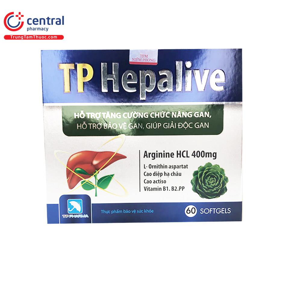 Thuốc TP Hepalive - Giúp tăng cường sức khoẻ lá gan