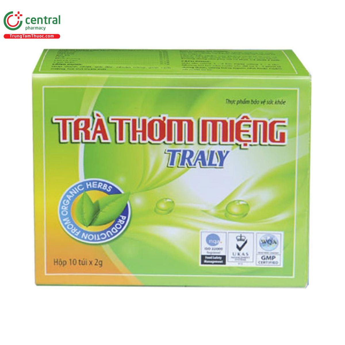 Trà Thơm Miệng Traly giúp thanh nhiệt, thải độc, thơm miệng tự nhiên