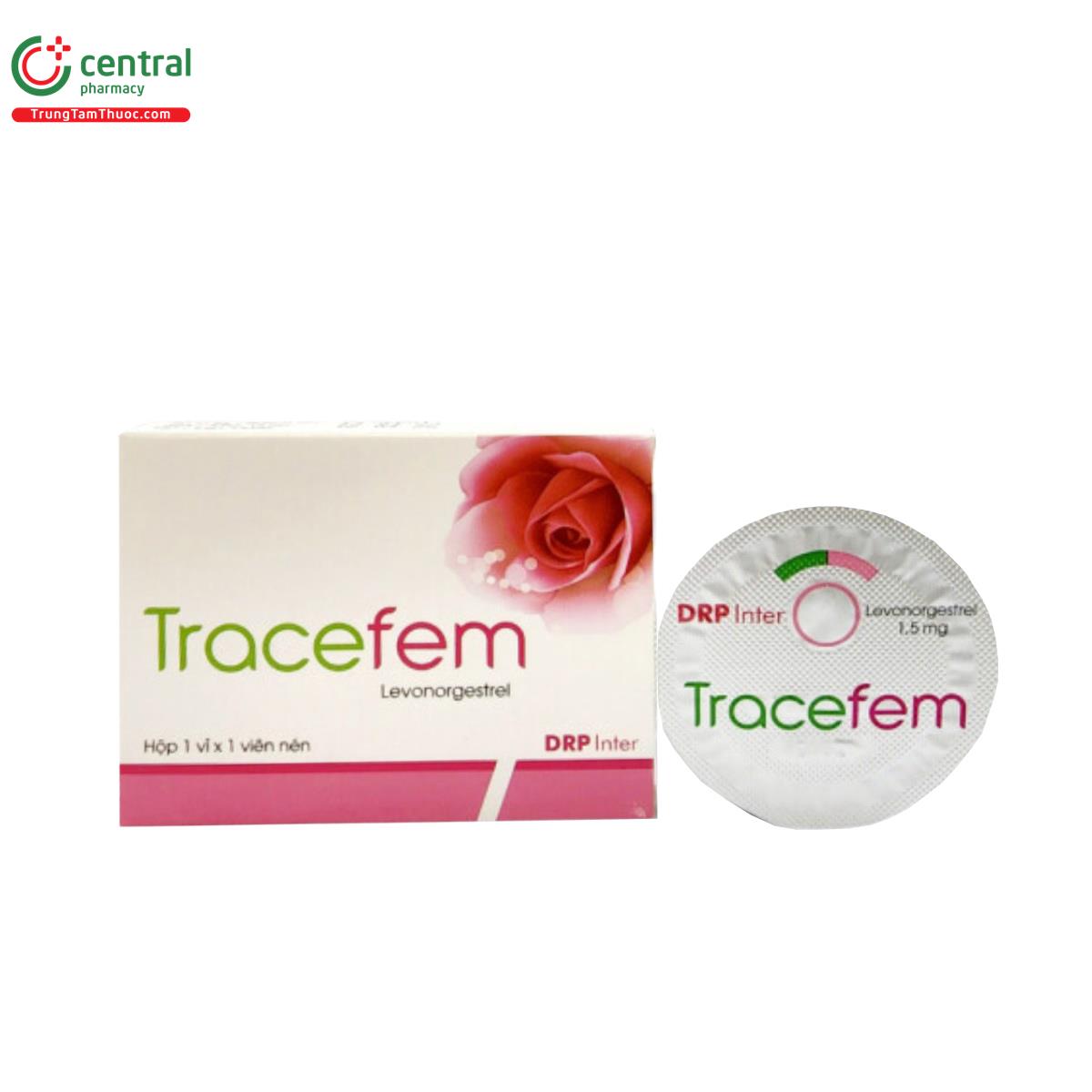 [CHÍNH HÃNG] Thuốc Tracefem 1,5mg - tránh thai khẩn cấp