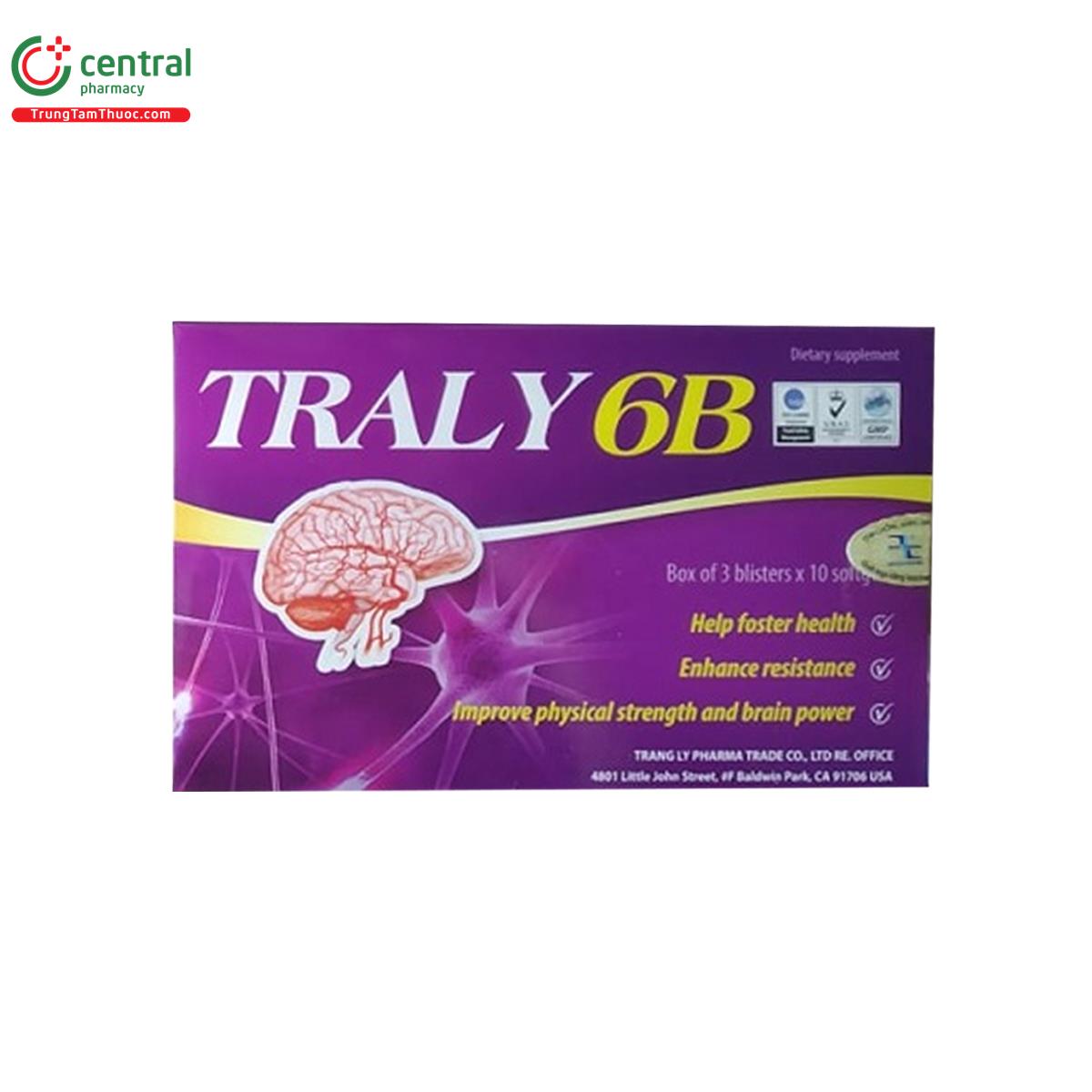 Thuốc Traly 6B - Bồi bổ sức khỏe, nâng cao cả thể lực và trí tuệ