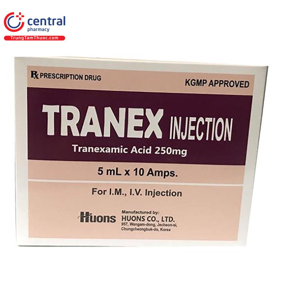 Thuốc Tranex Injection - thuốc có tác dụng cầm máu hiệu quả
