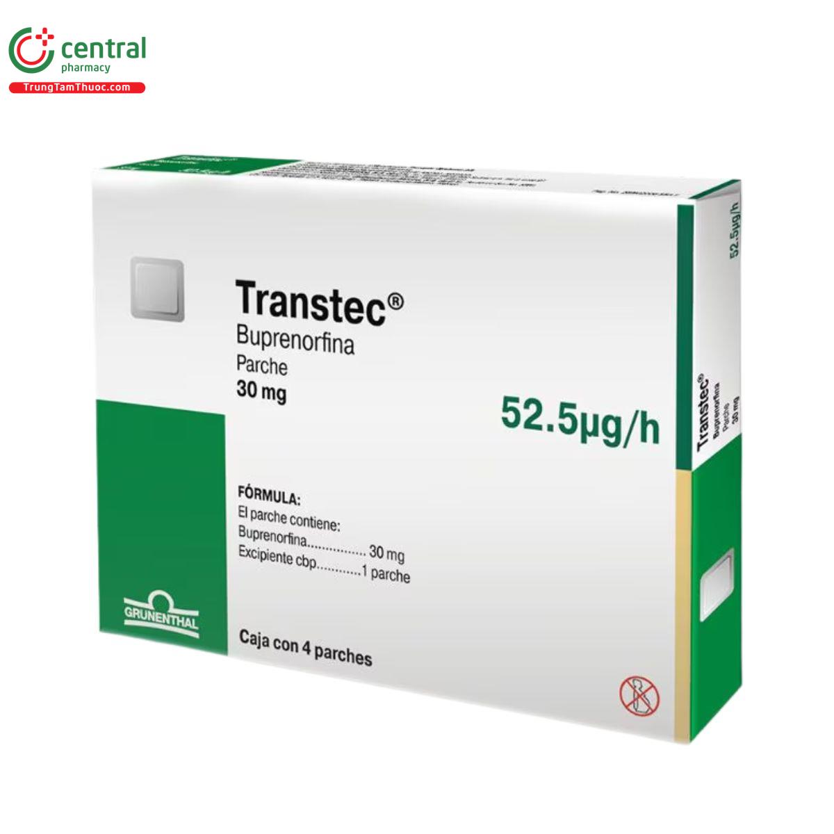 Thuốc Transtec 52.5 mcg/h - Giảm đau trong ung thư