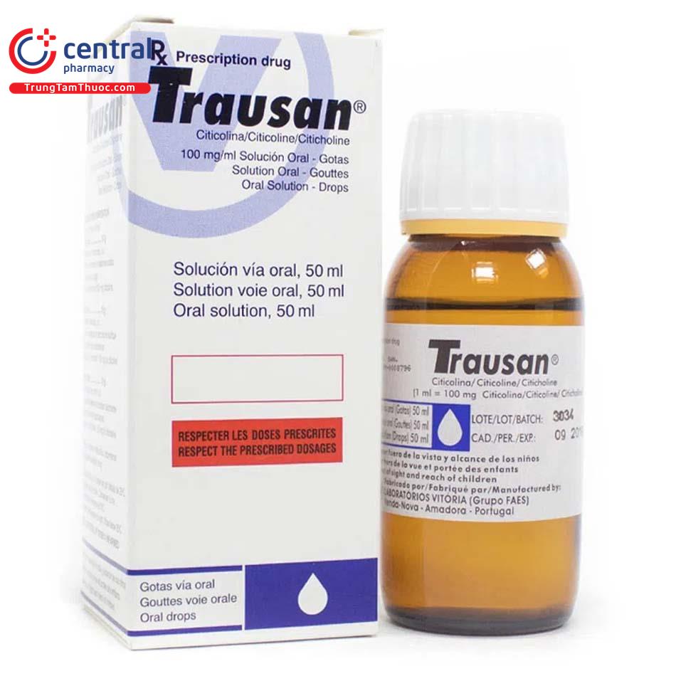 Thuốc Trausan điều trị xơ vữa mạch máu não, trầm cảm