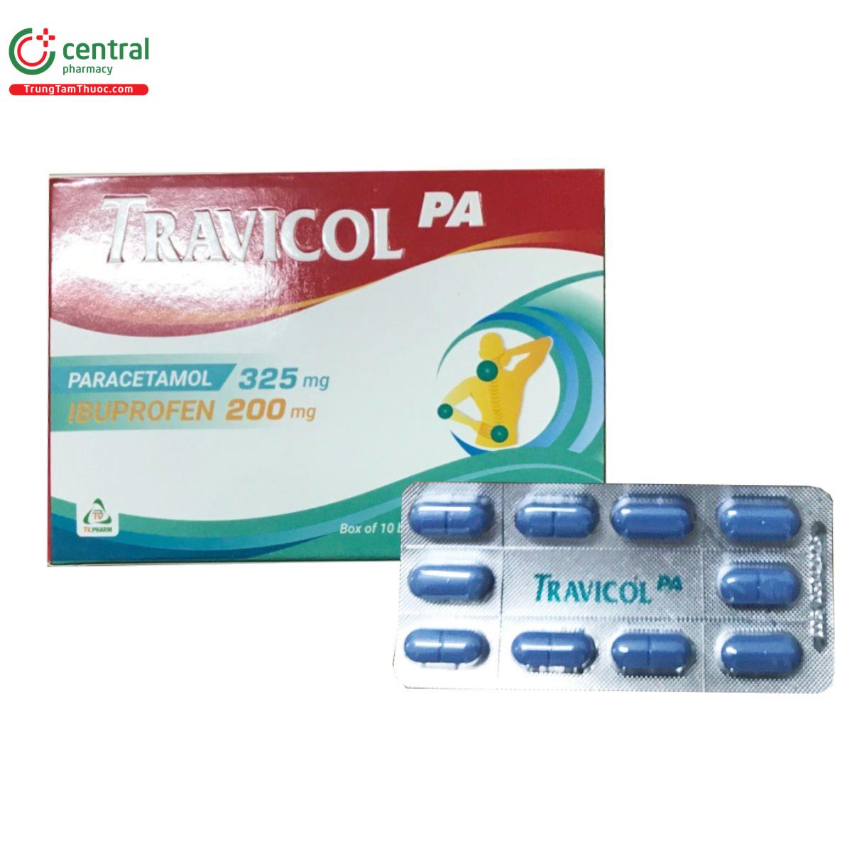 Thuốc Travicol PA hạ sốt, giảm đau từ nhẹ đến trung bình, chống viêm