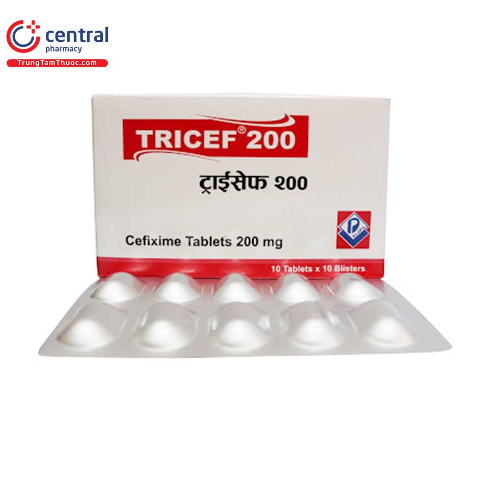Thuốc Tricef 200 điều trị nhiễm khuẩn da, mô mềm hiệu quả