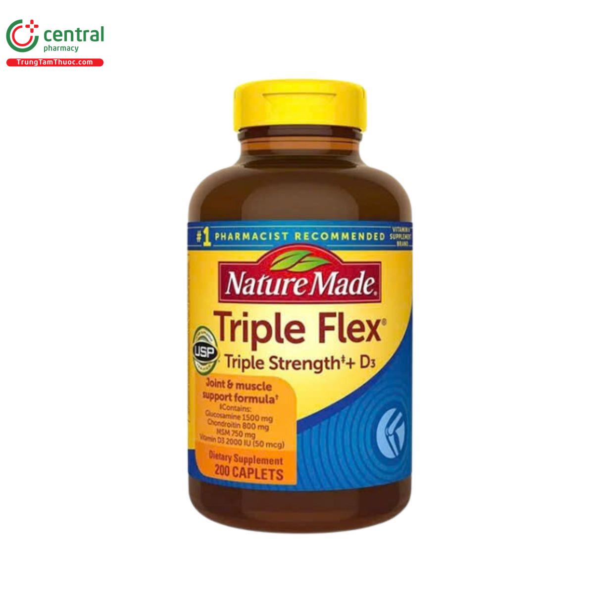 Thuốc Triple Flex Nature Made bảo vệ sụn khớp, cải thiện vận động