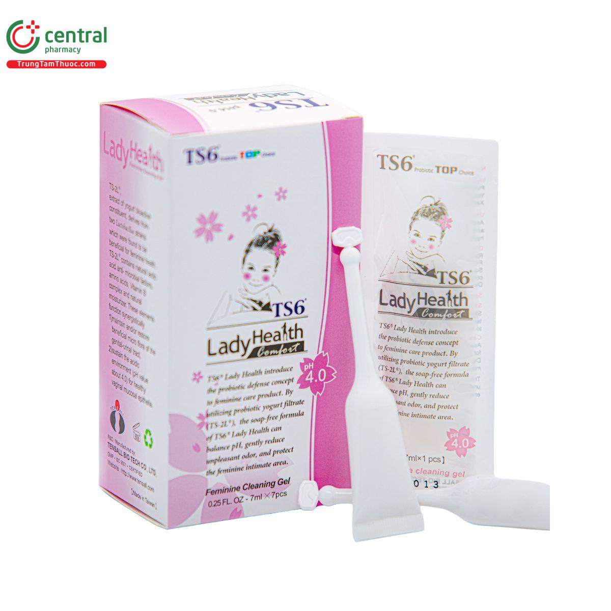 Gel đặt phục hồi chuyên sâu TS6 Lady Health Feminine Cleaning Gel