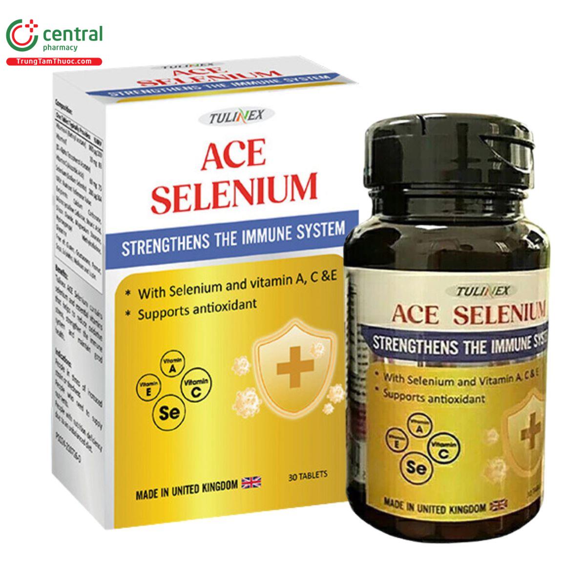 Thuốc Tulinex ACE Selenium giúp tăng đề kháng, hỗ trợ chống oxi hóa