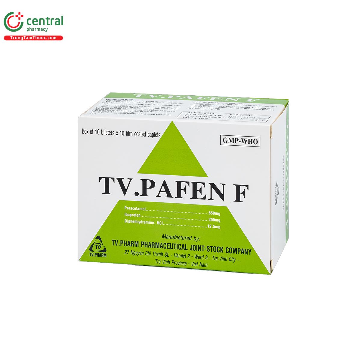 Thuốc TV. Pafen F - Giảm đau mức độ từ nhẹ đến trung bình như đau đầu ...